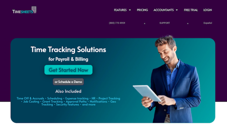 Timesheets.com Reviews (2026): Pricing, Features, Pros & Cons